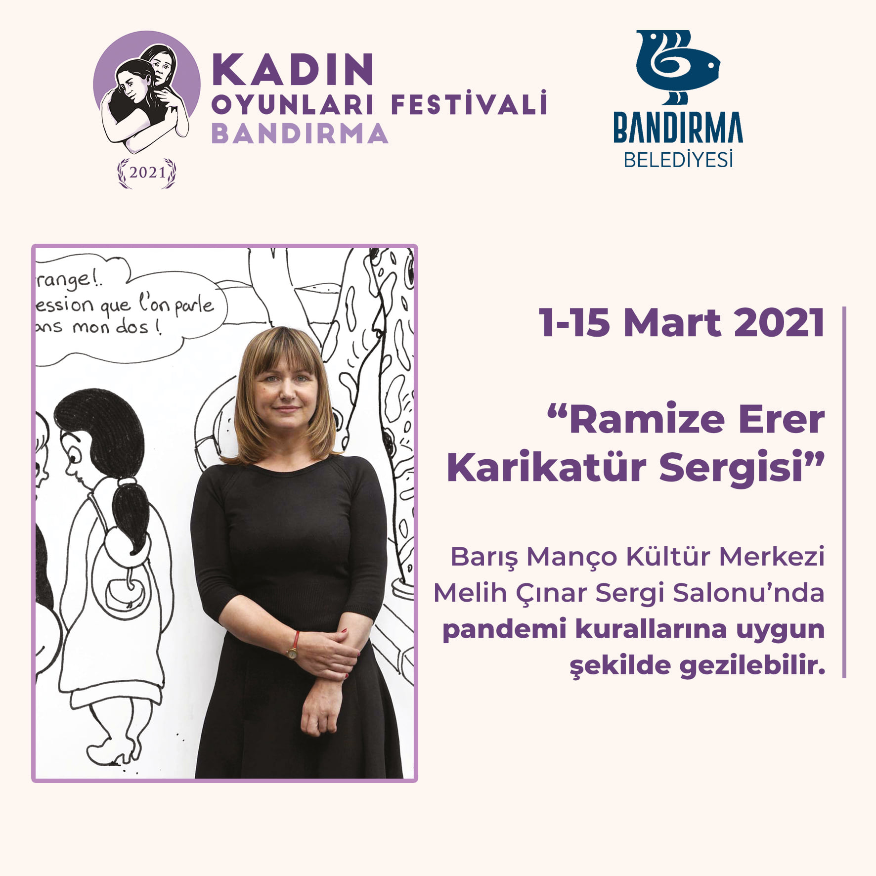 RAMİZE ERER KARİKATÜR SERGİSİ | Bandırma Haber